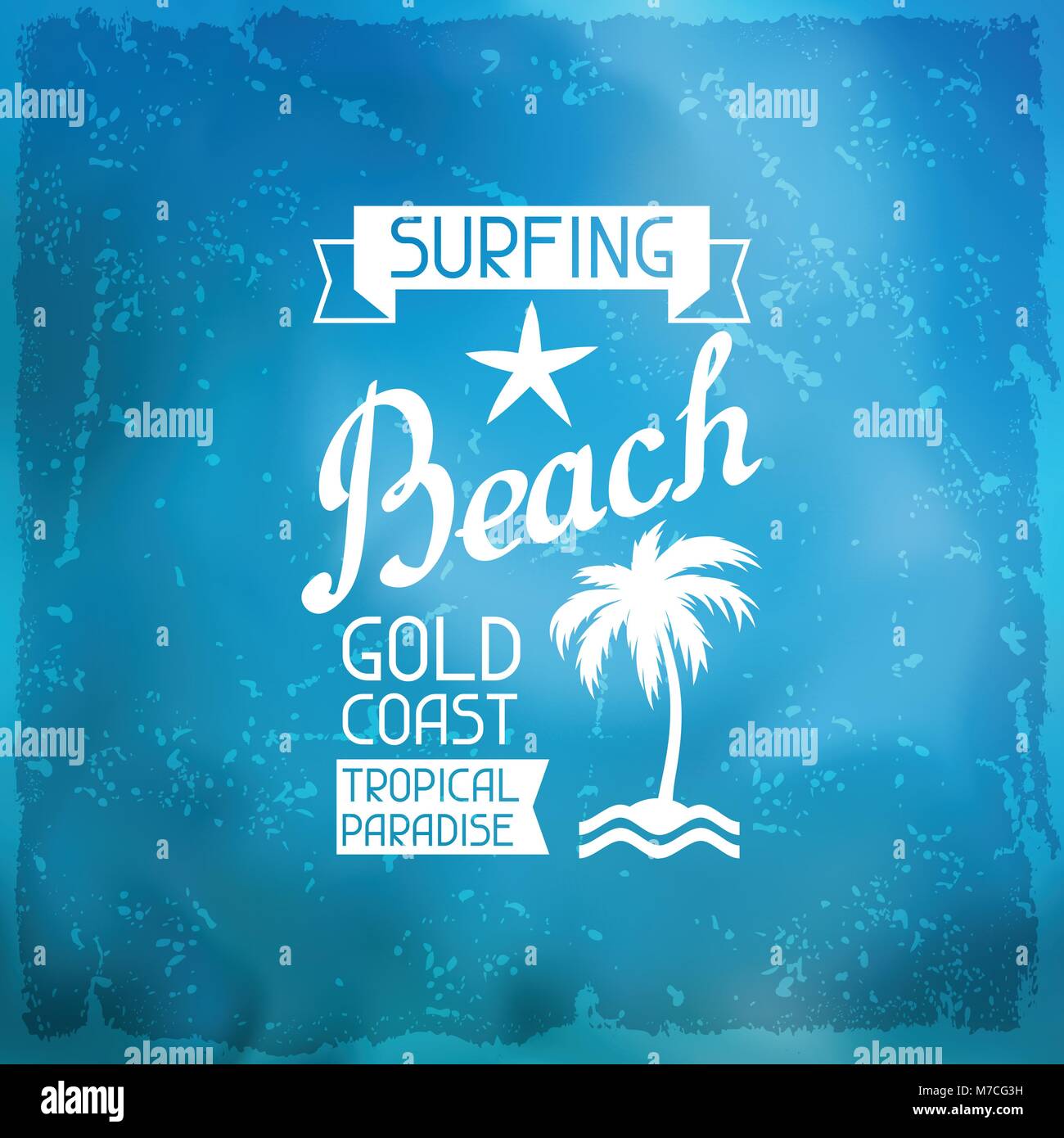 Surf club palm beach Stock Vector Images - Alamy