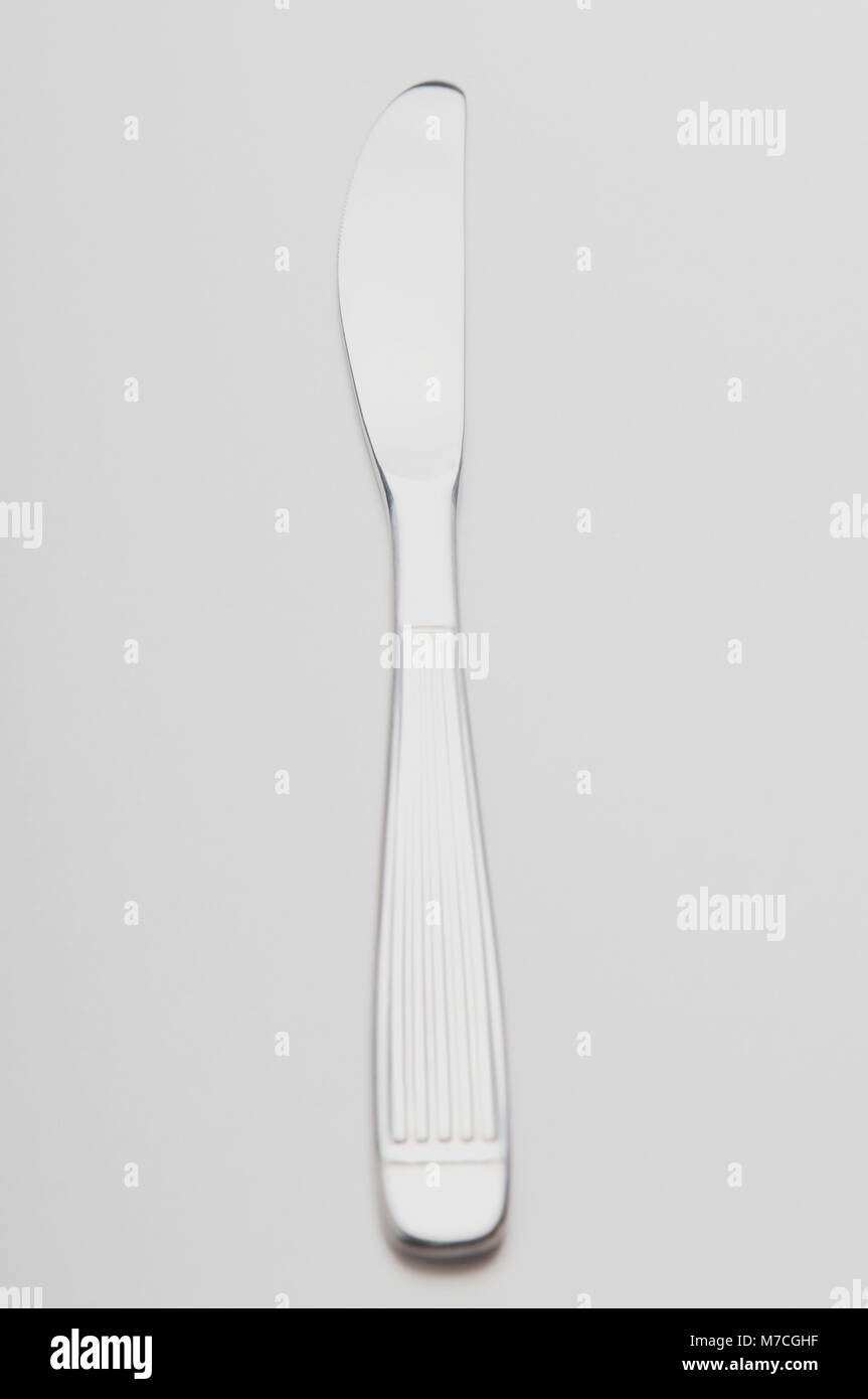 Close-up of a butter knife Stock Photo - Alamy