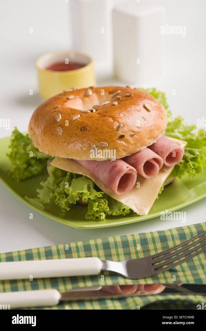 Vertical slice bagel hi-res stock photography and images - Alamy