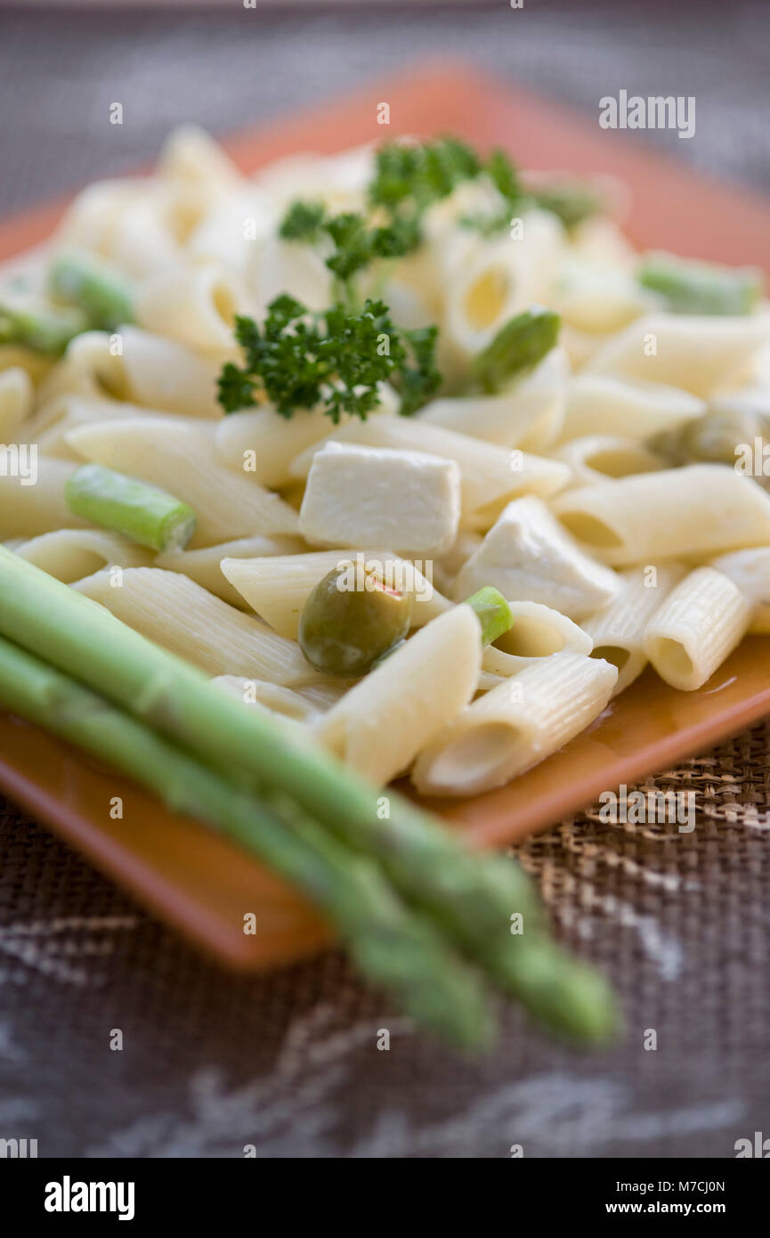Pasta in a plate hi-res stock photography and images - Alamy