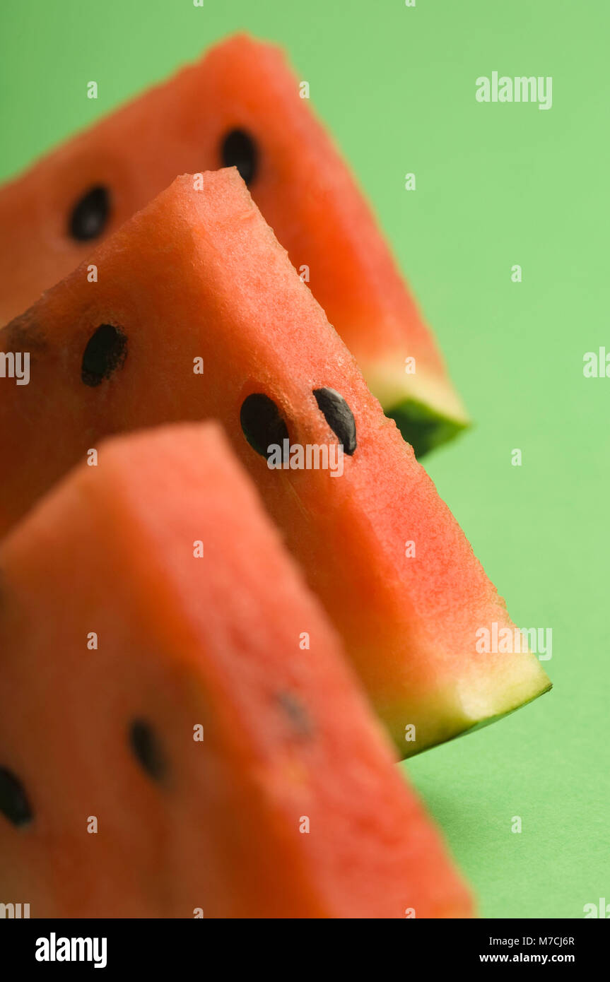 Close-up of wedges of watermelon Stock Photo - Alamy