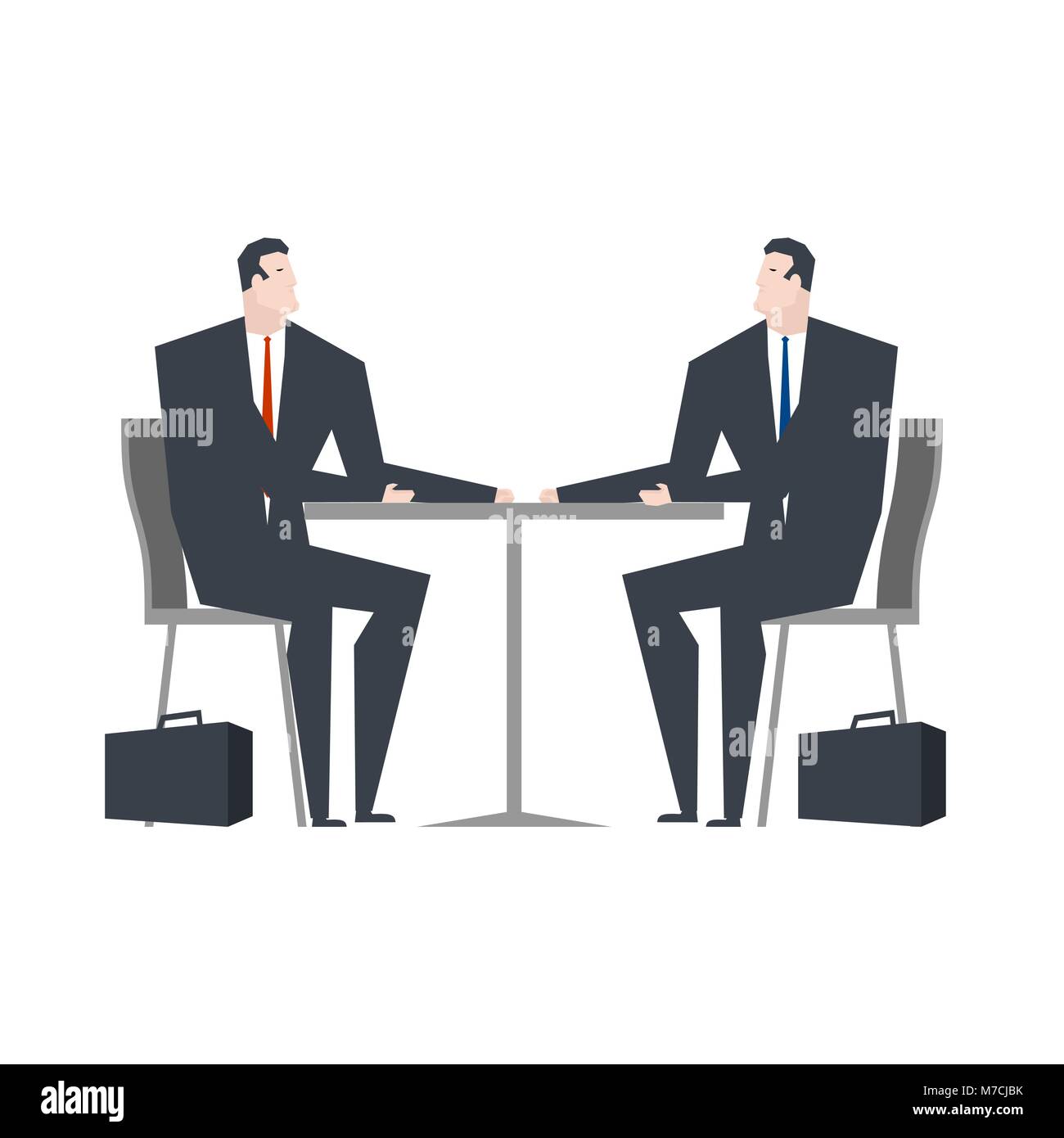 Business people talking in cafe Cut Out Stock Images & Pictures - Alamy