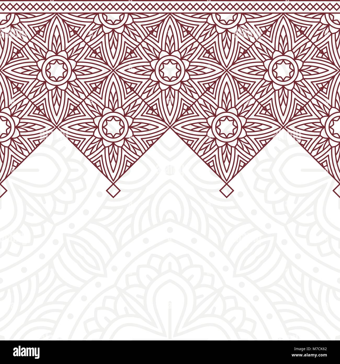 Invitation card with mandala Stock Vector Image & Art - Alamy