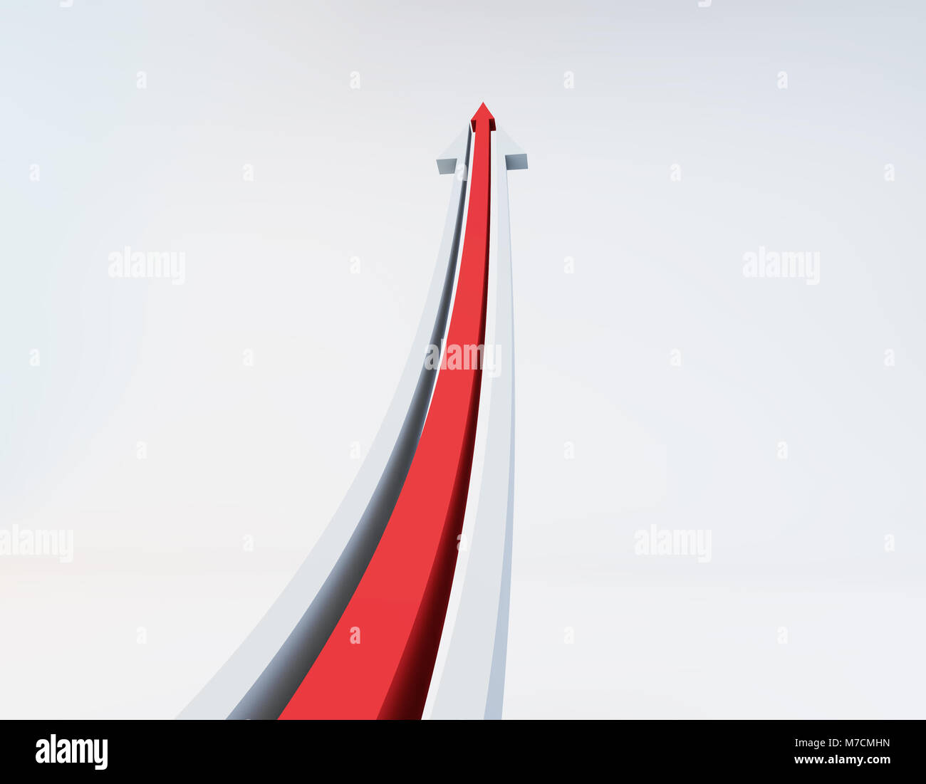 Successful arrow, get achievements Stock Photo - Alamy