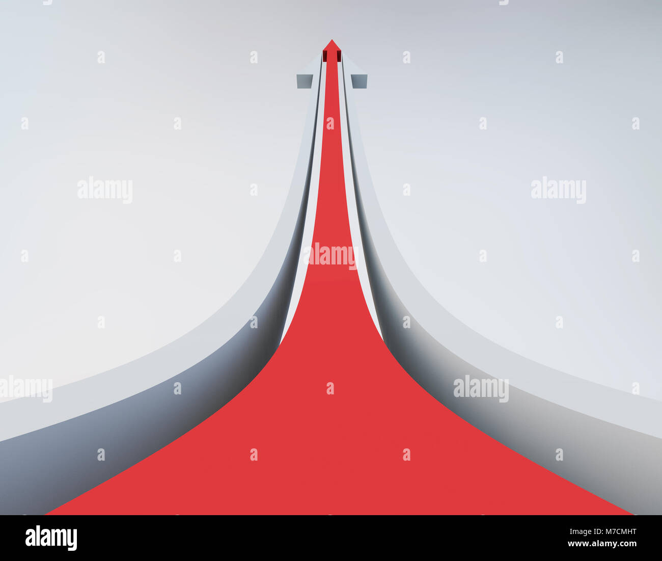 Successful arrow, get achievements Stock Photo - Alamy