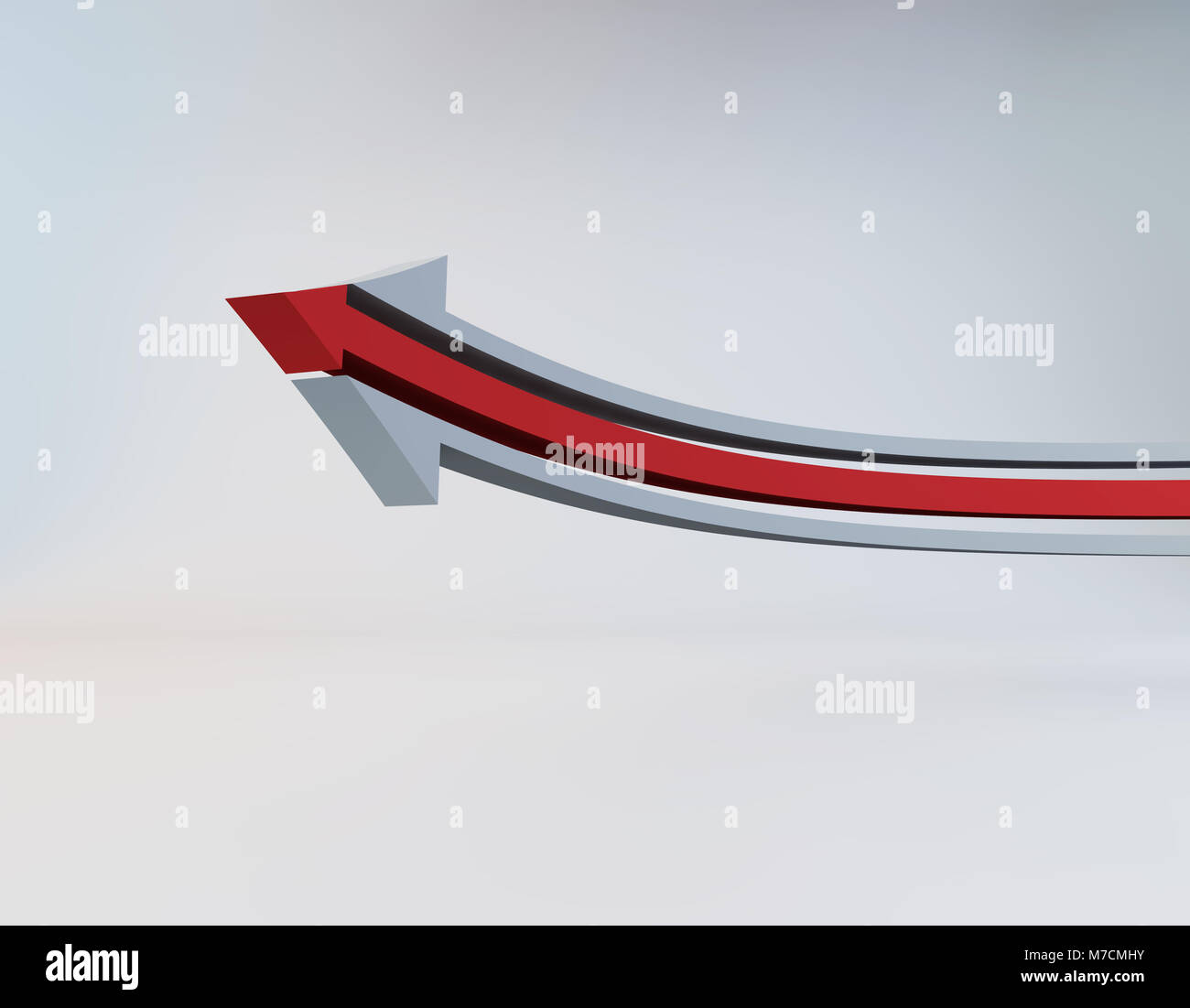 Successful arrow, get achievements Stock Photo - Alamy
