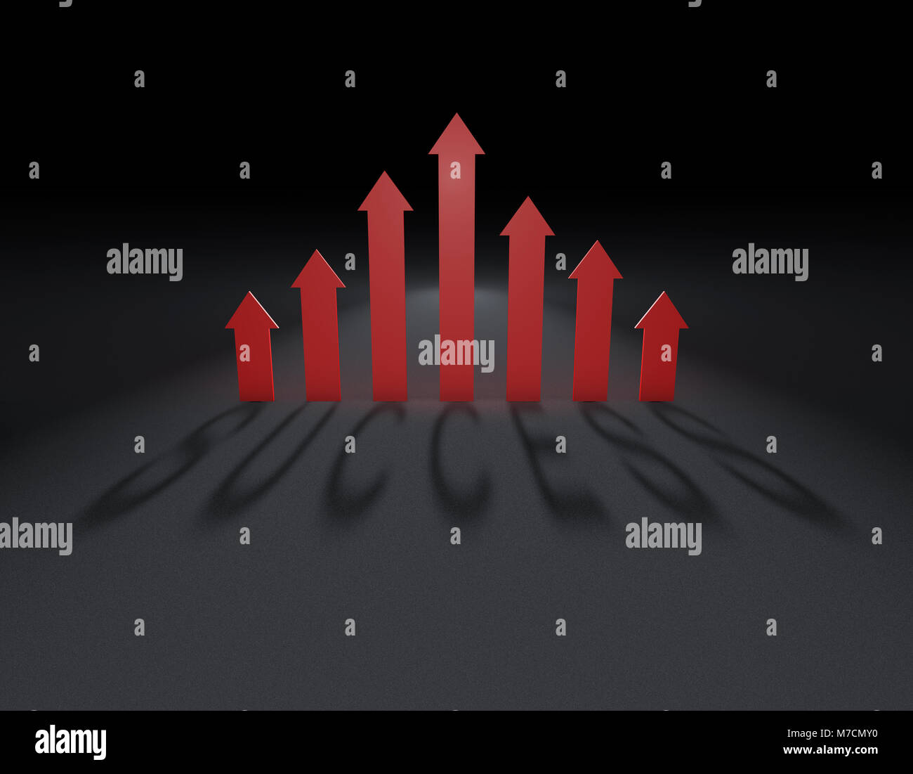 Get the arrow of success and achieve the goal Stock Photo - Alamy