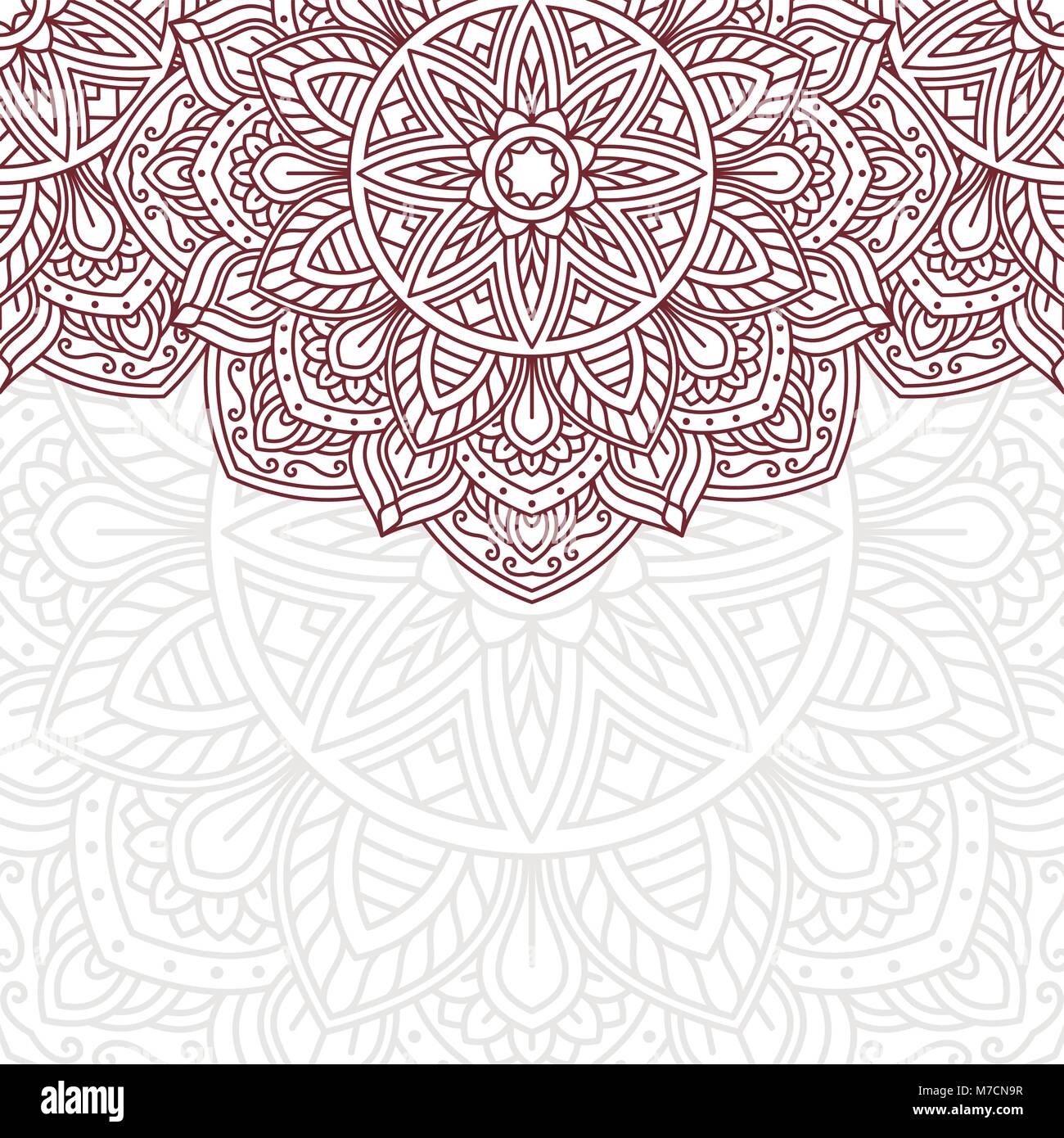 Invitation card with mandala Stock Vector Image & Art - Alamy