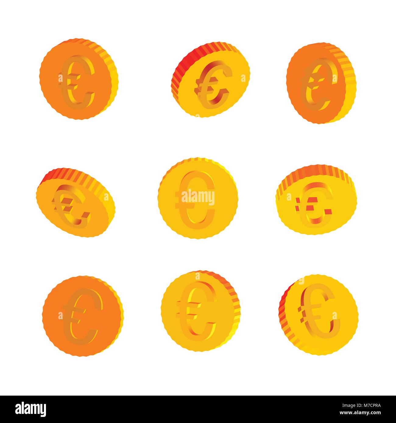 3d gold currency symbols hi-res stock photography and images - Alamy