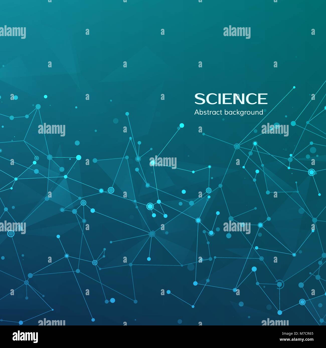 Technology and science background. Abstract web and nodes. Medical ...