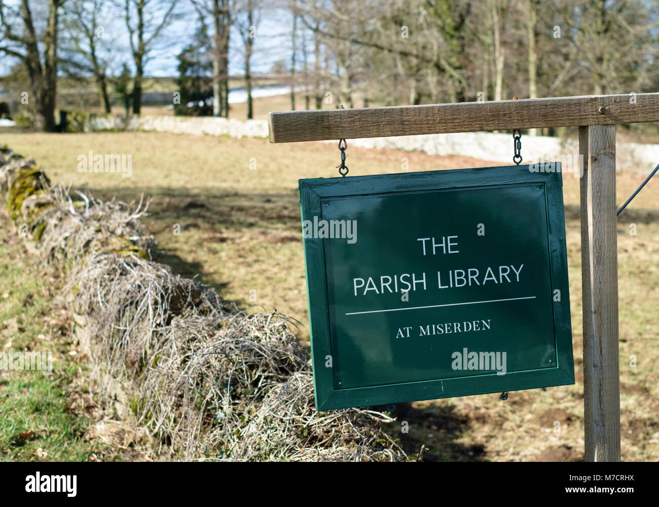 The Cotswold village of Miserden, Gloucestershire, England UK the ...