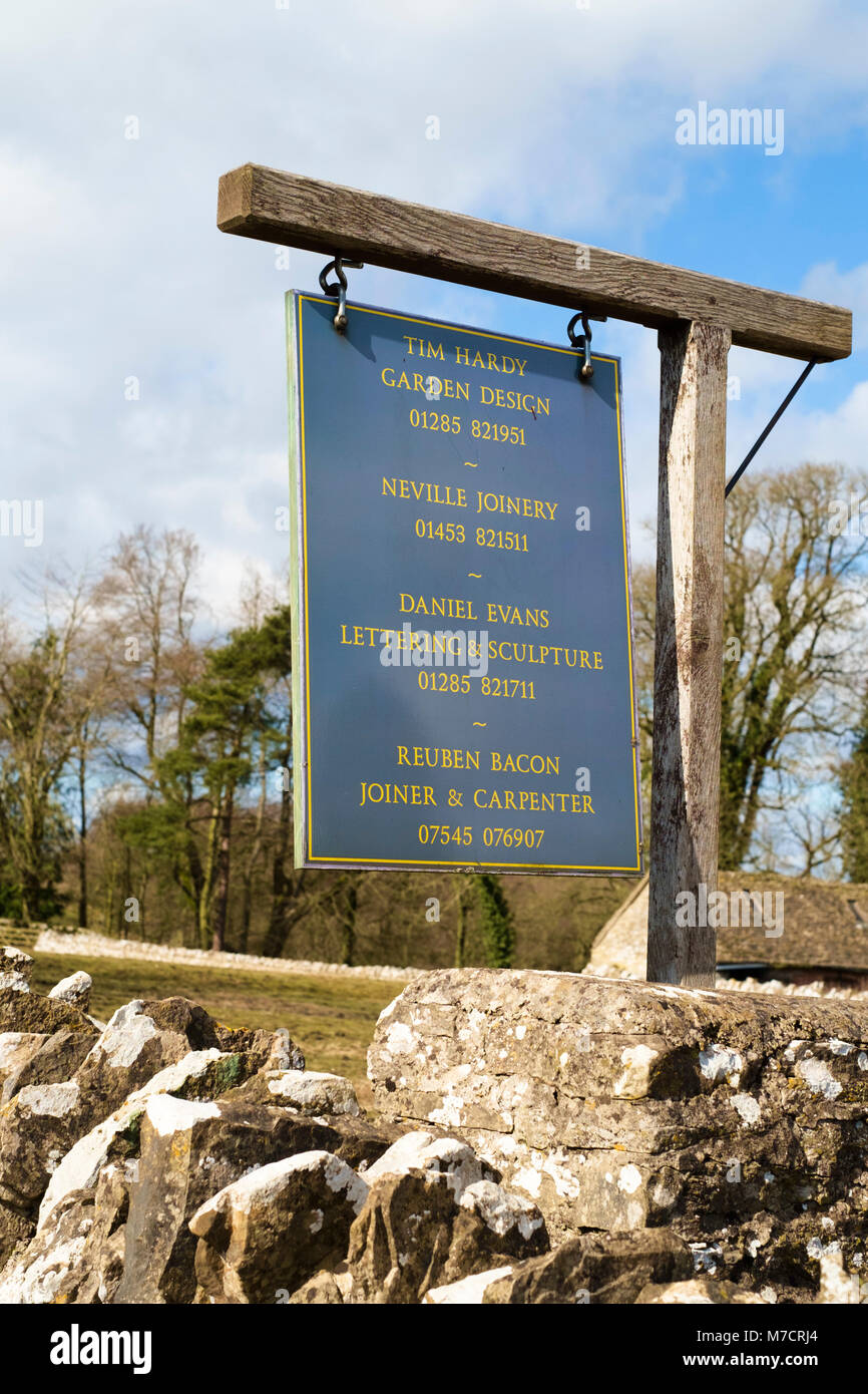 The Cotswold village of Miserden, Gloucestershire, England UK Stock ...