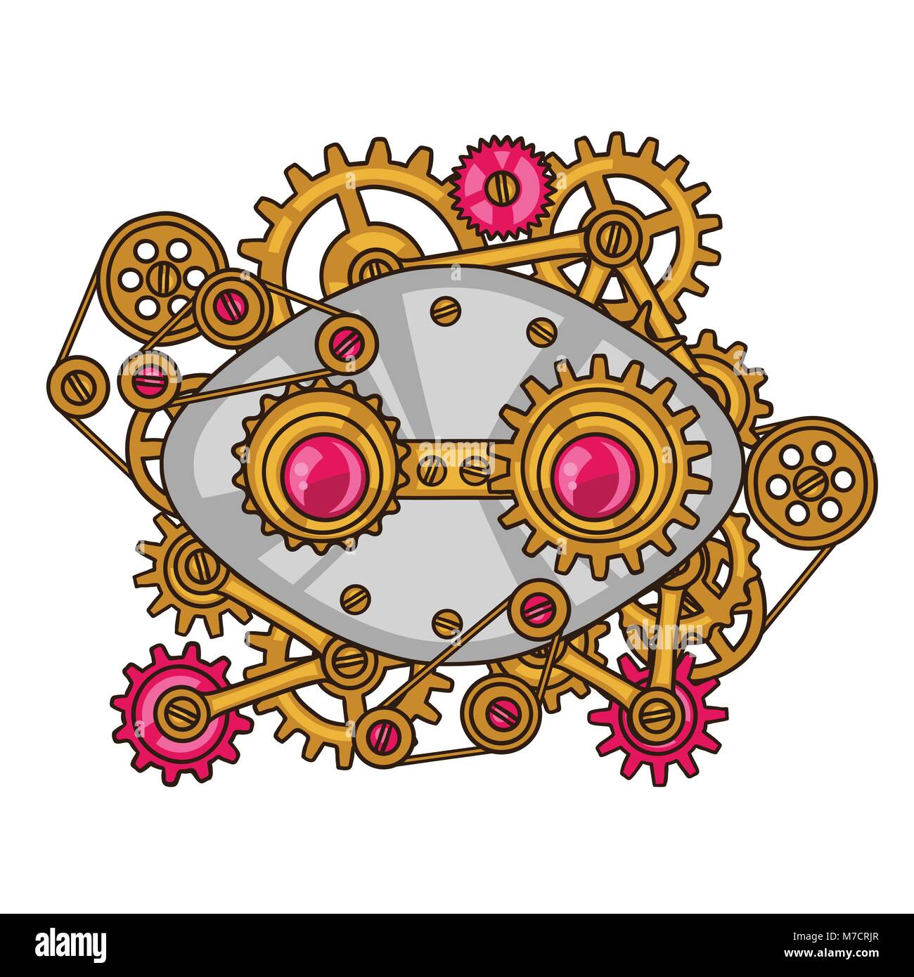 Punk metal style fashion Stock Vector Images - Alamy