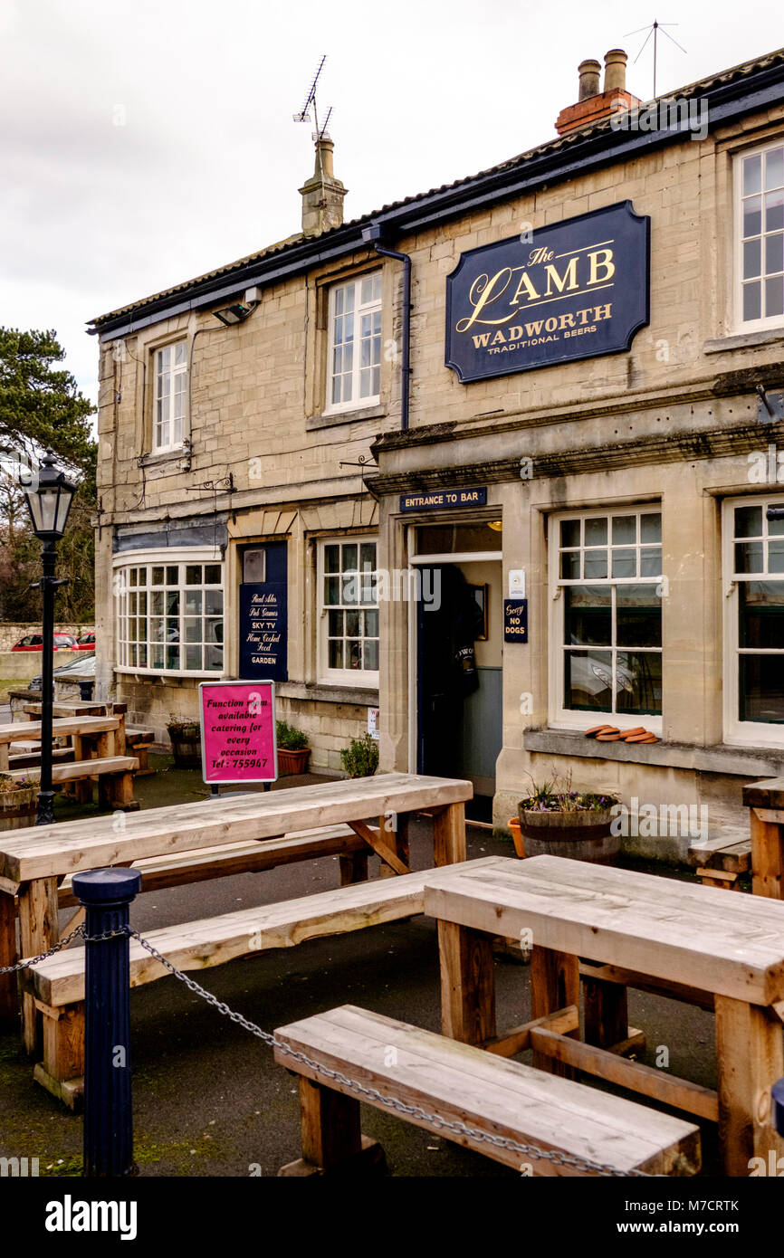 Around Trowbridge, a Wiltshire town. England UK The Lamb Pub and ...