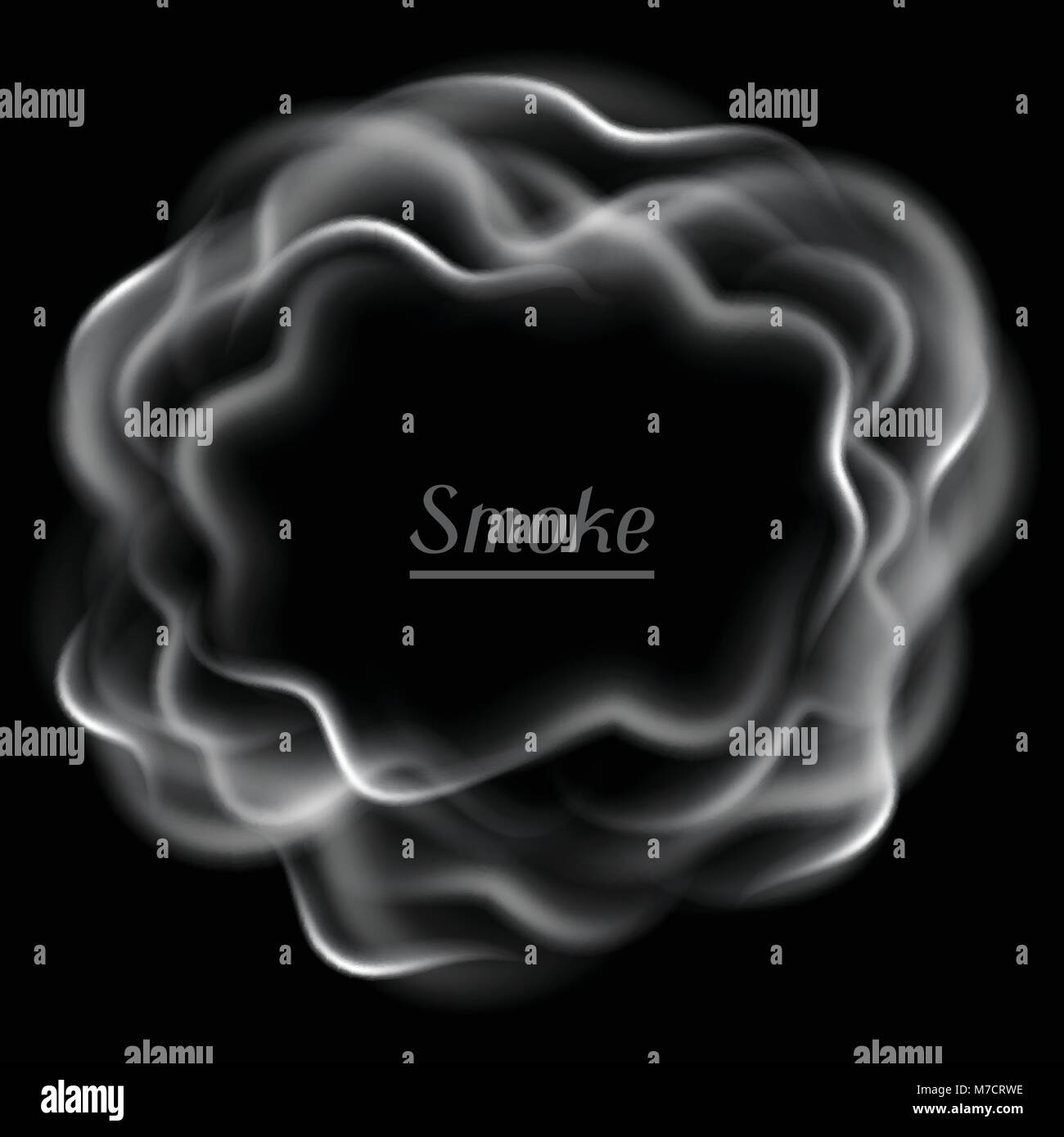 Realistic smoke steam on Stock Vector Images - Alamy