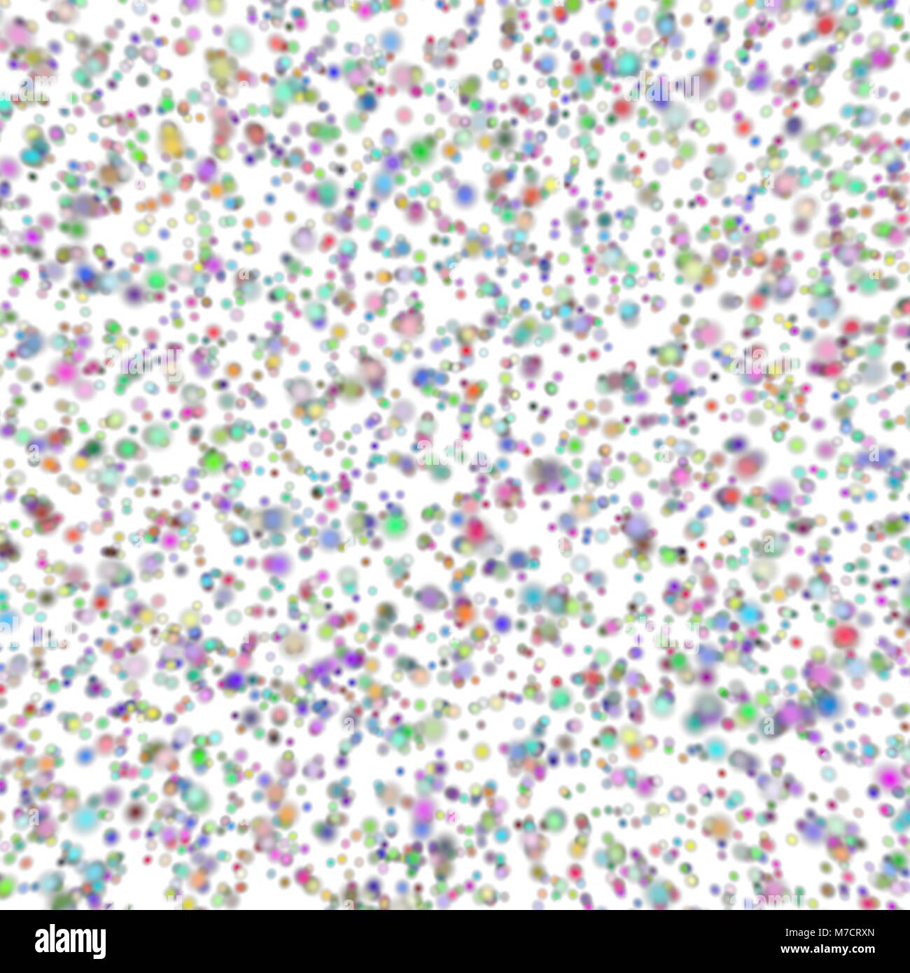 Abstract seamless texture of multicolored dots on a white background ...