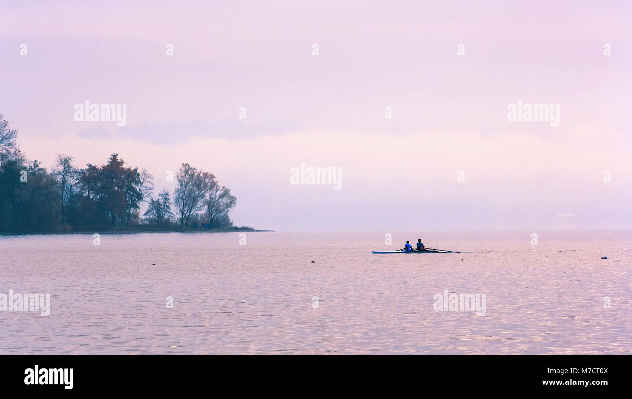 Pink canoe hi-res stock photography and images - Alamy