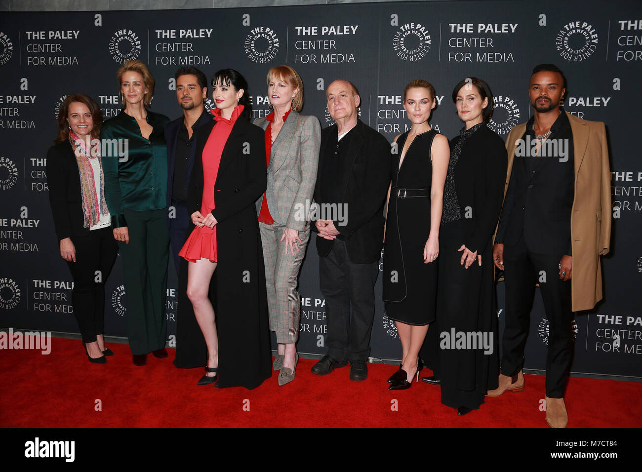 Actress carrie anne moss premiere hi-res stock photography and images ...