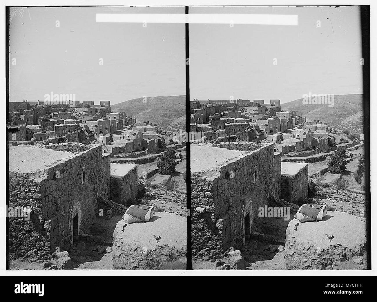 This image shows Ain Karim, a native village in the environs of ...