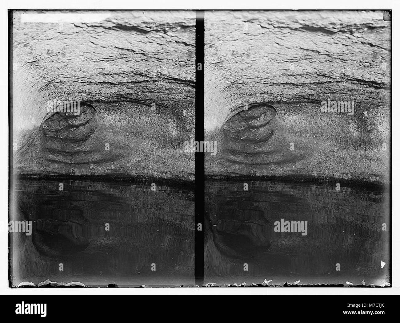 This image shows the spring at Gibeon, located in the environs of ...