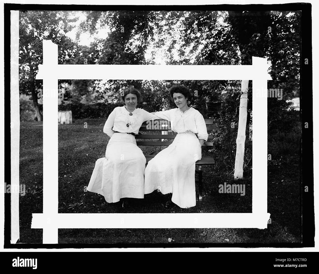 Ethel and Edna Berry are shown in this historical image, possibly ...