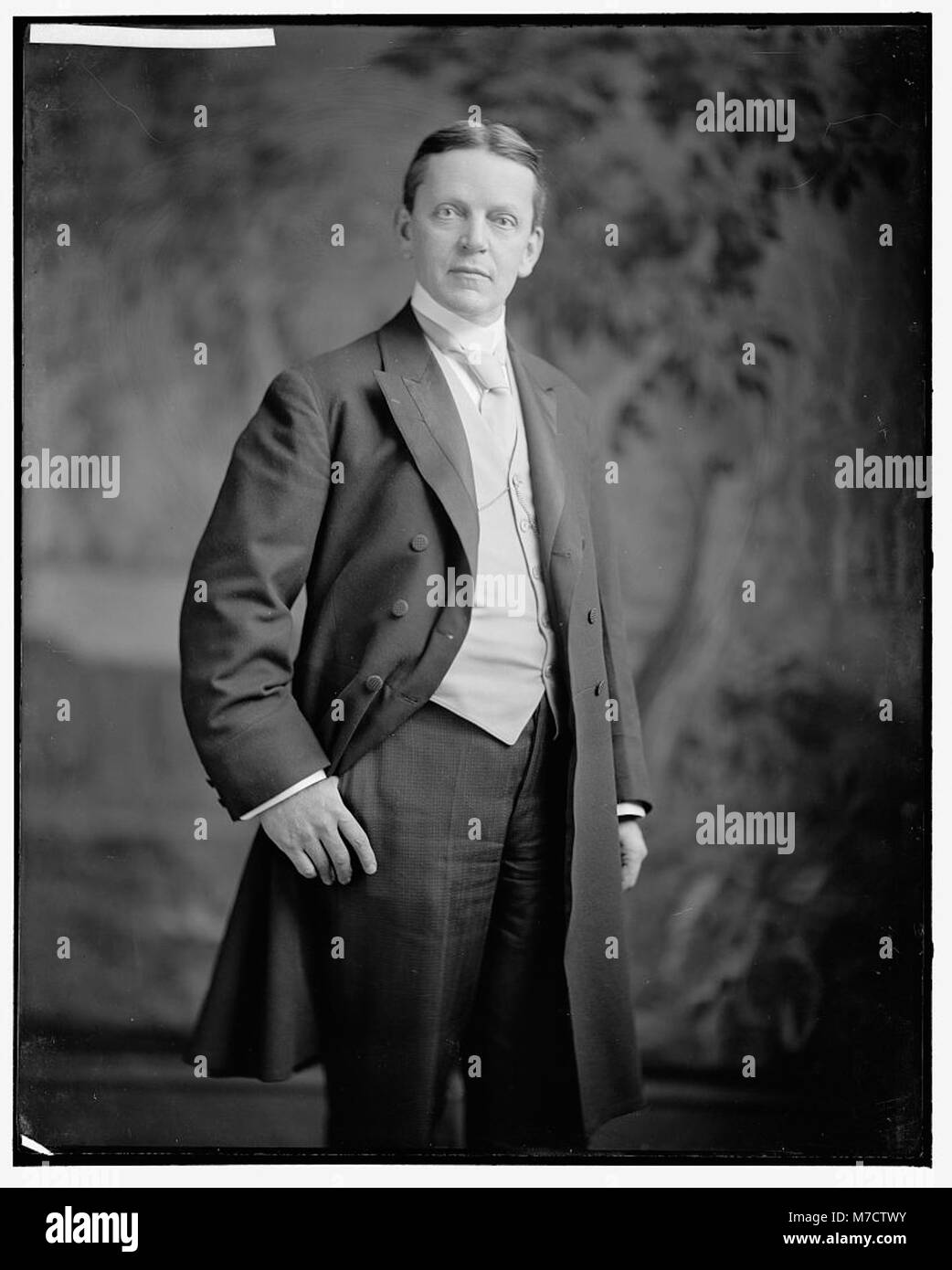 A portrait of L. Evans, possibly an influential figure, captured in a ...