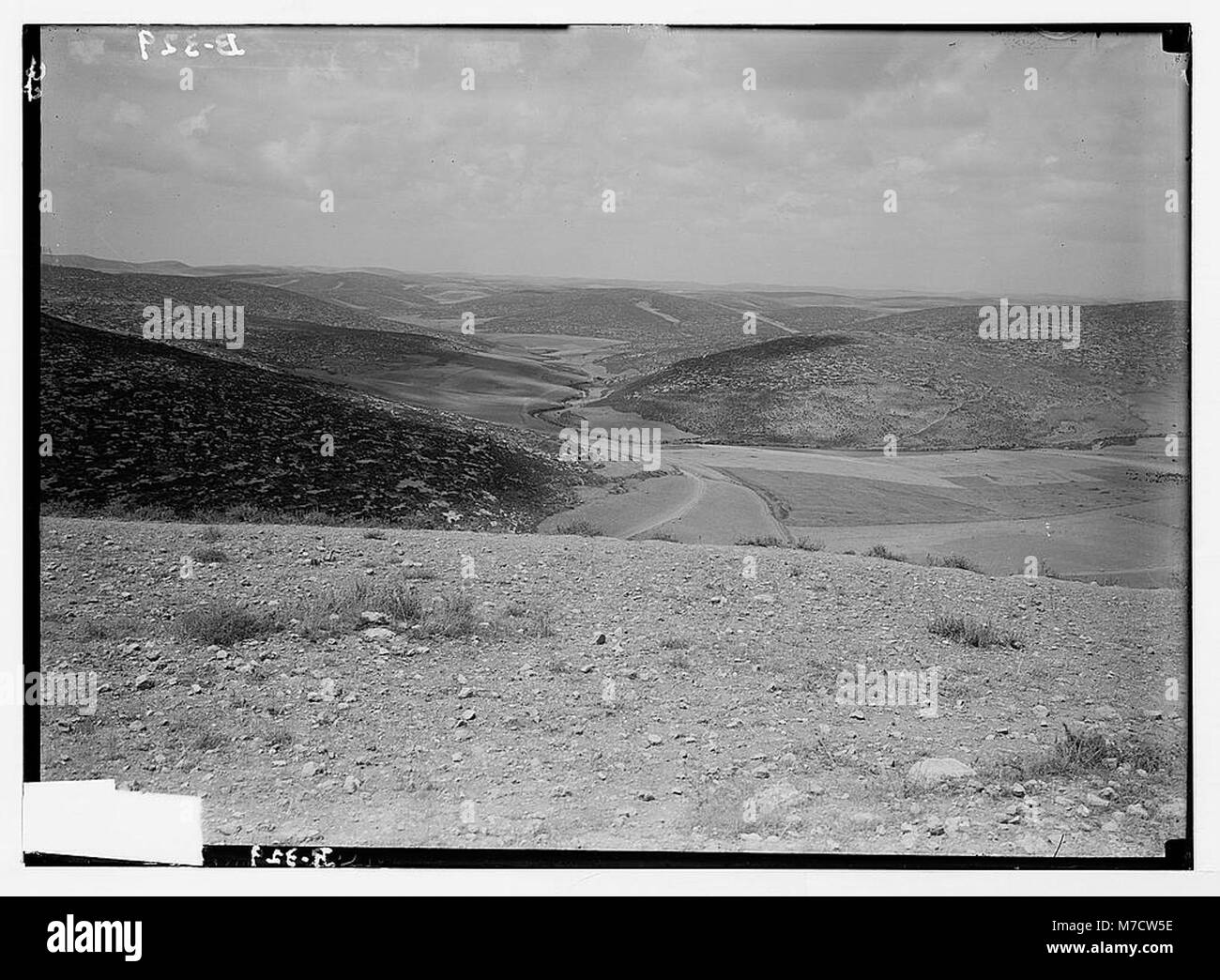 An excavation site at Tell Beit Mirsim (ancient Kirjath-Sepher), 1926 ...