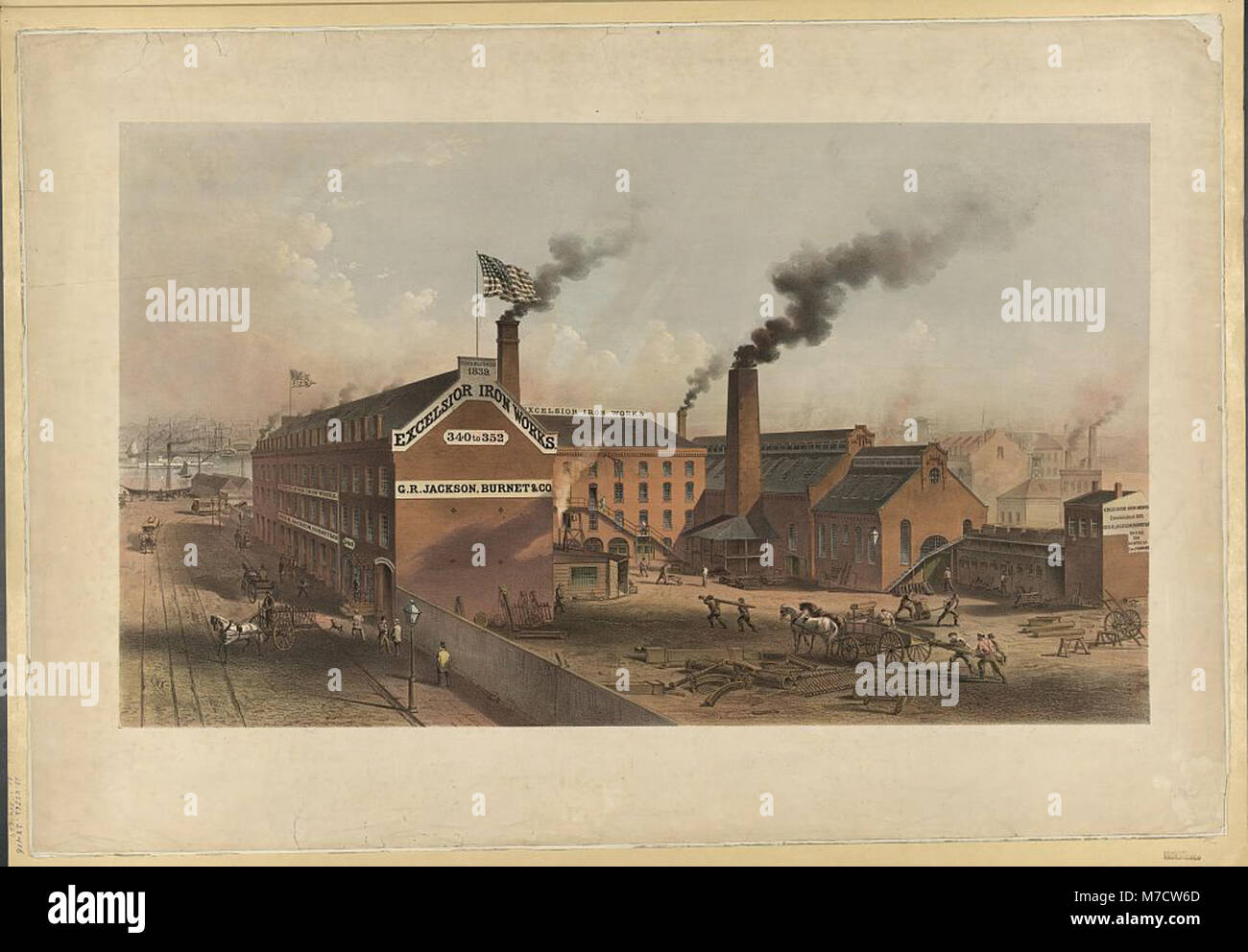 Excelsior Iron Works, a historical industrial site, played a role in ...