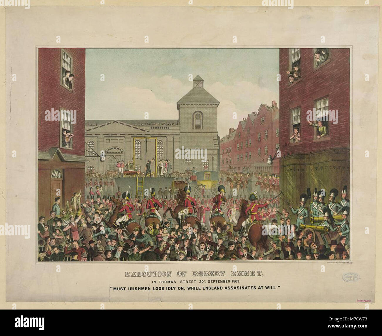 The execution of Robert Emmet, an Irish nationalist, took place on ...