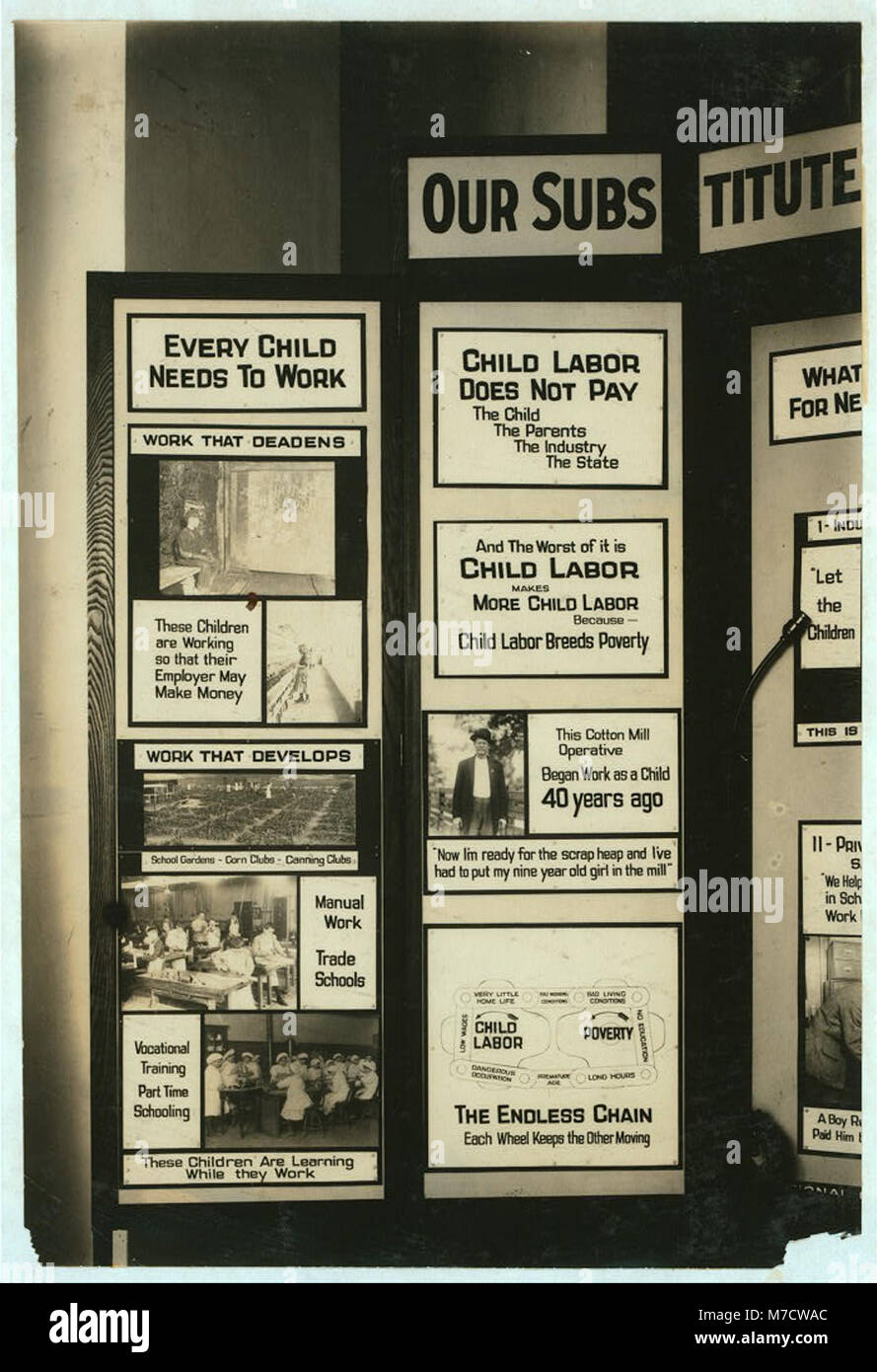 The exhibit panel showcases an important historical display, providing ...