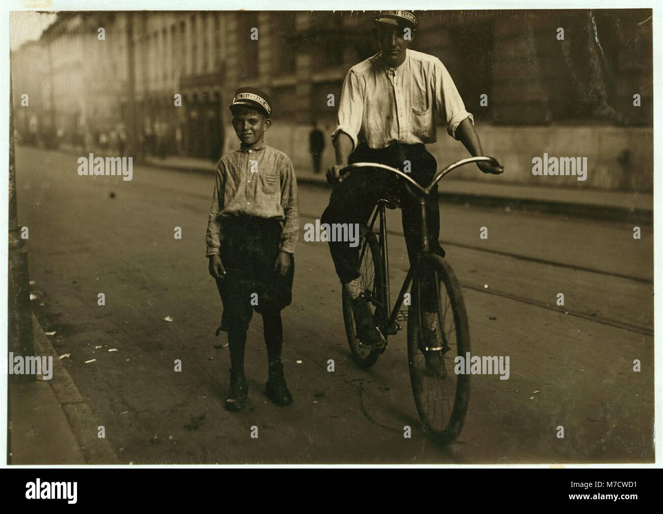 This image depicts a contrast between two messenger boys in Mobile ...