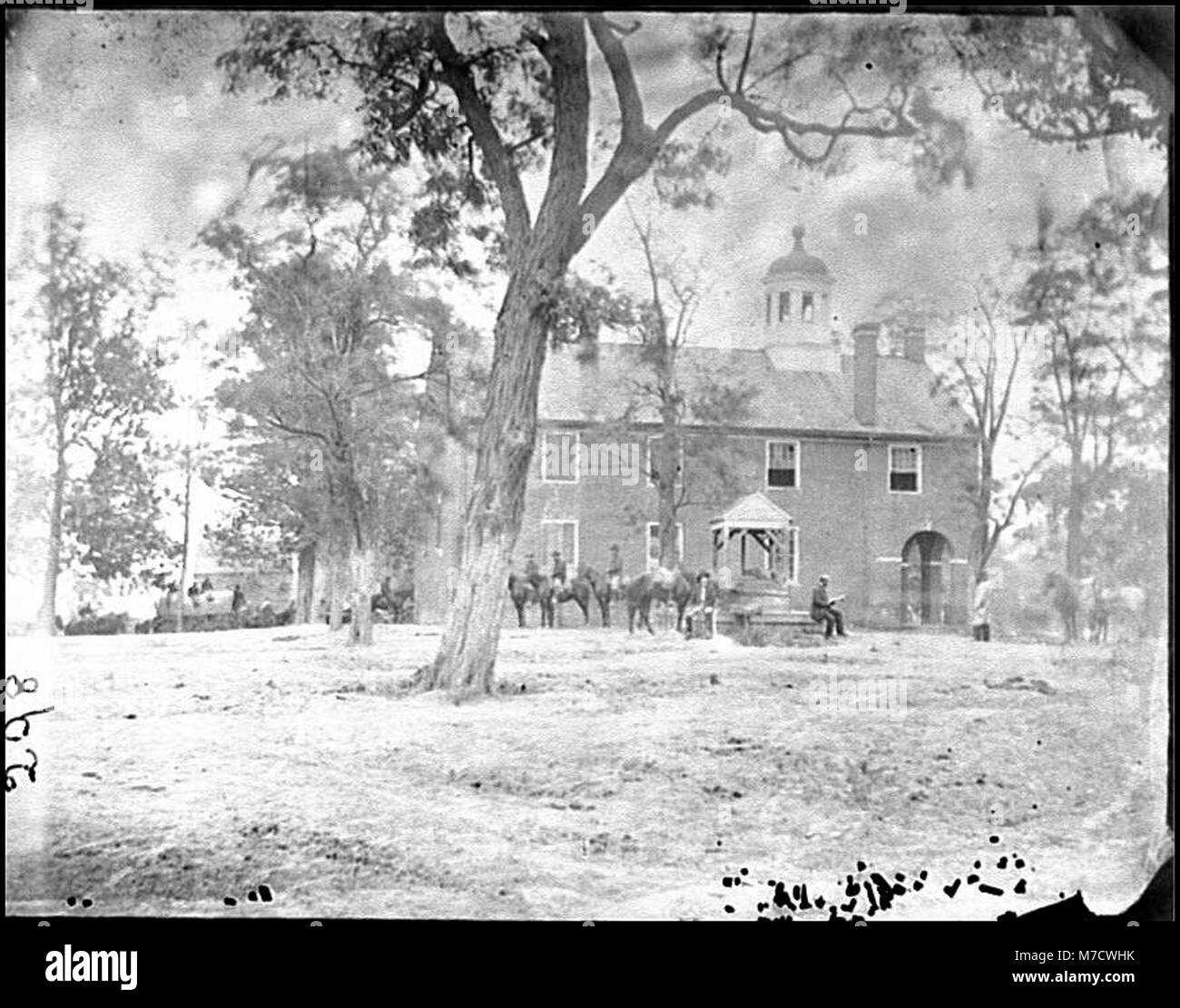 This photograph shows the Fairfax Courthouse in Virginia, a key ...