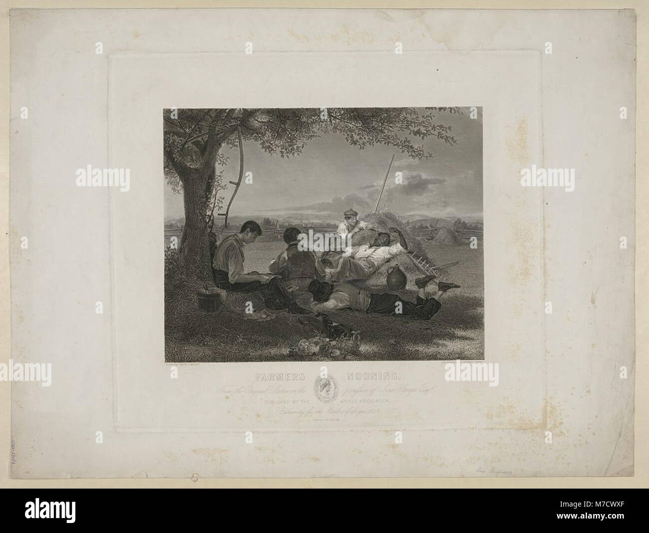 Farmers nooning, from the original picture in the possession of Jona ...