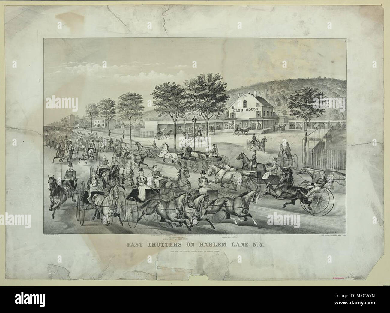 Horse race track 1800s hi-res stock photography and images - Alamy