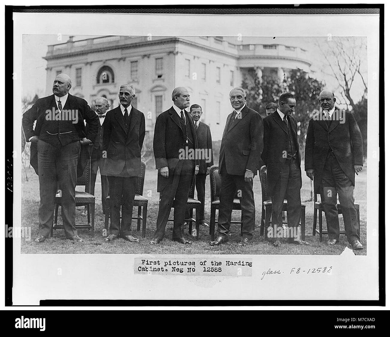 The first photographs of the Harding cabinet, taken during the early ...