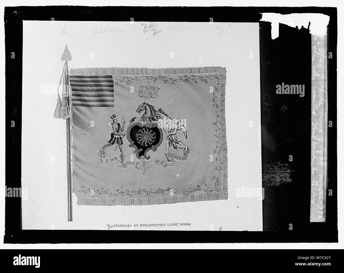 The flag of the Philadelphia troop of Light Horse from 1775, which ...