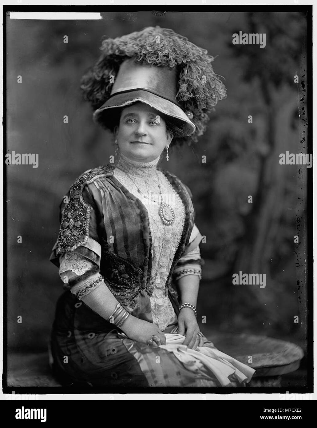 This photograph features Mrs. Fleming, preserved in the historical ...