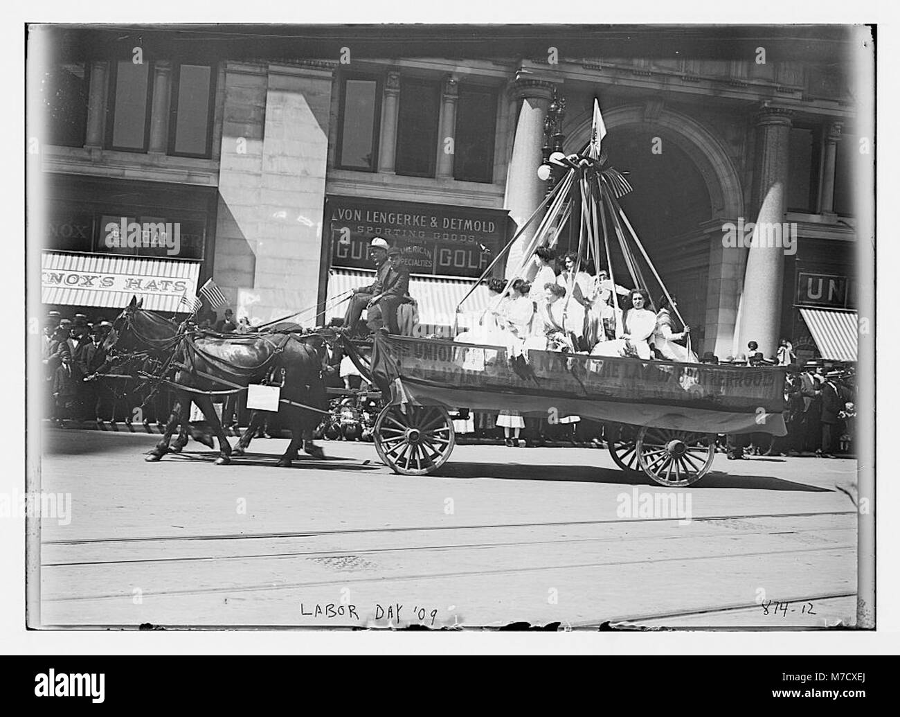 A float from the Labor Parade in New York, showcasing the celebration ...