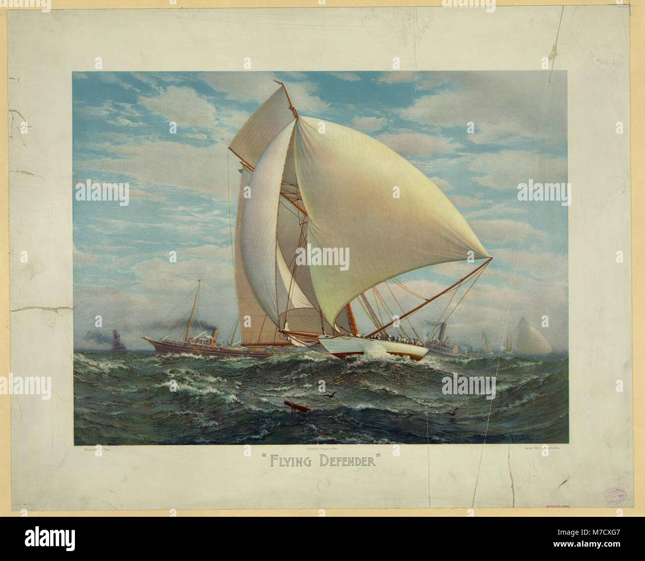 This image shows a flying defender, possibly depicting a military ...