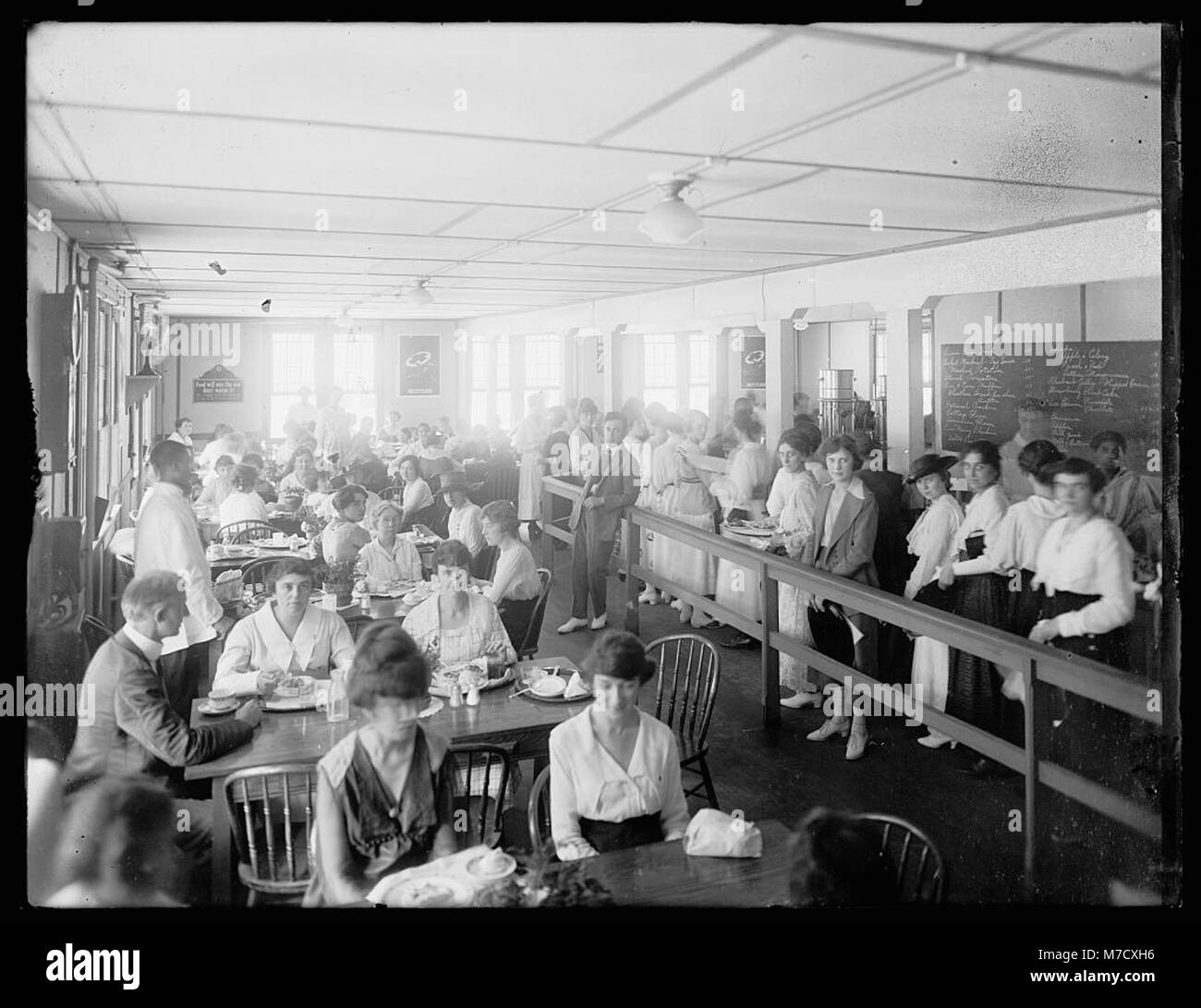 Vintage cafeteria Black and White Stock Photos & Images - Alamy