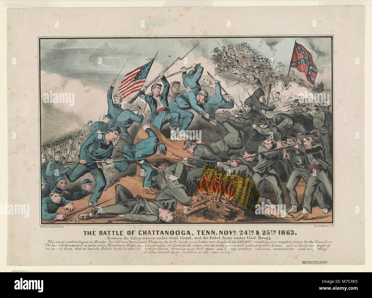 Battle of chattanooga 1863 hi-res stock photography and images - Alamy