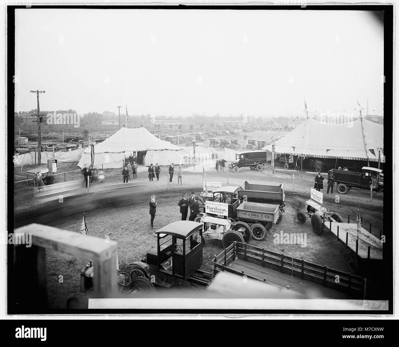 A panoramic image of the Ford Motor Company, showcasing a wide-angle ...
