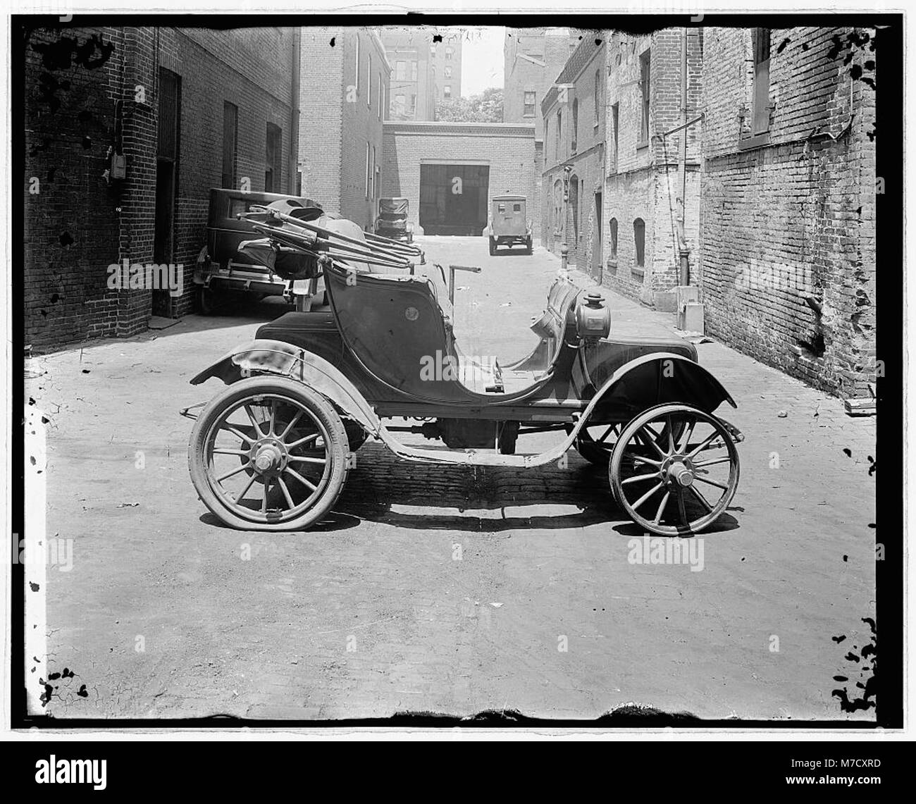 An early model of Ford Motor Company's electric vehicle, showcasing the ...