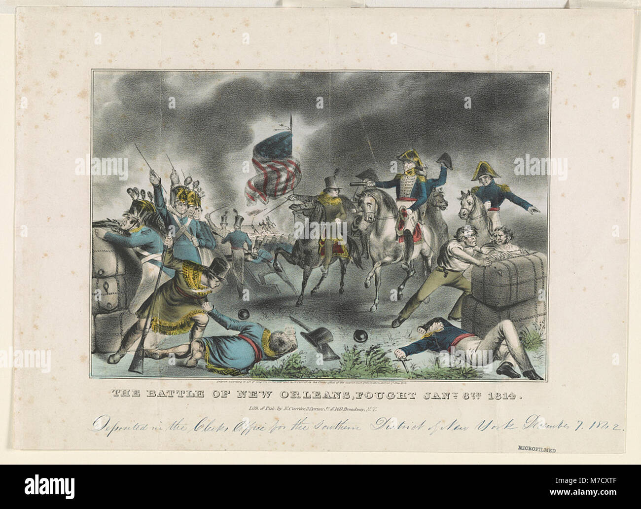 Battle of new orleans took place on january 8 hi-res stock photography ...