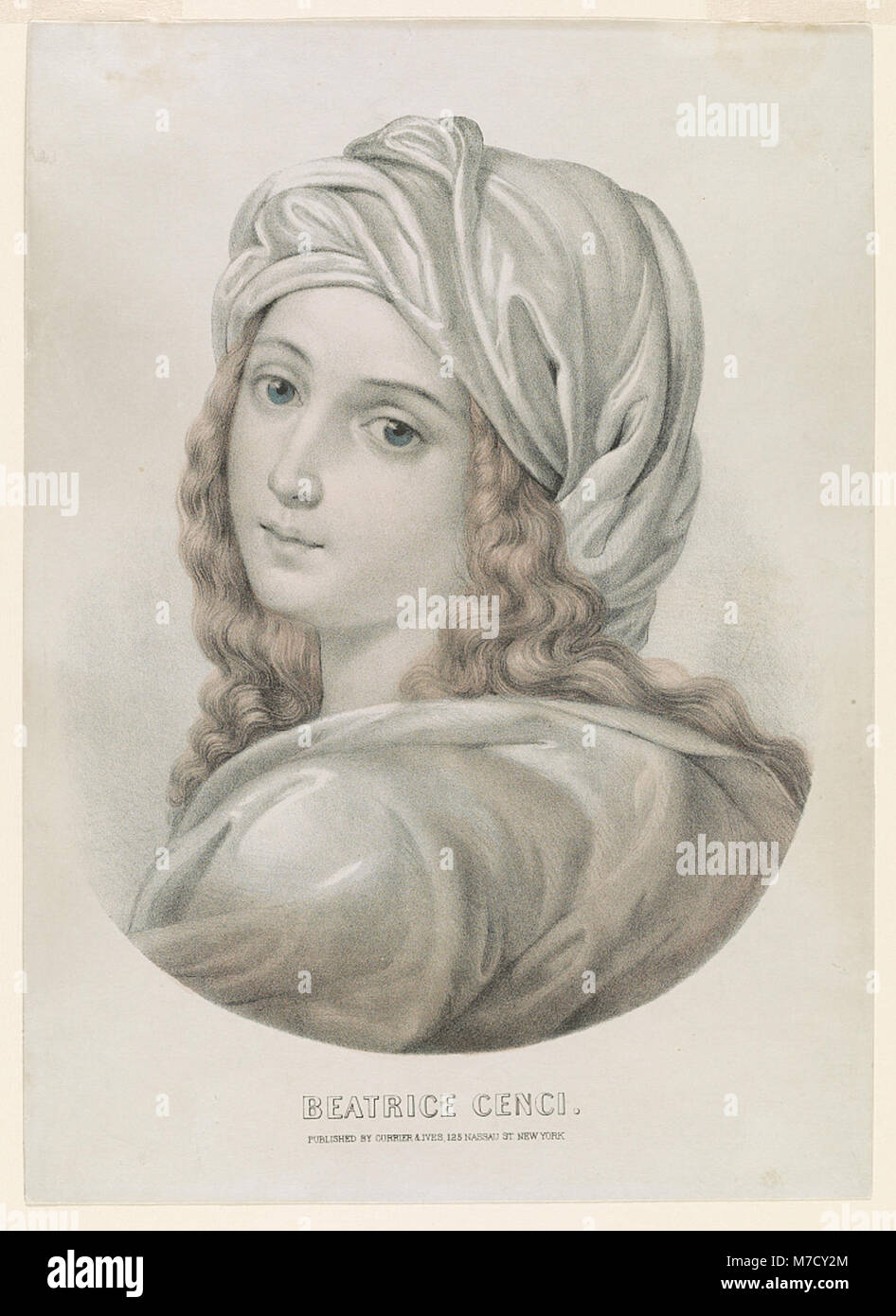 A portrait of Beatrice Cenci, a historical figure whose tragic story in ...
