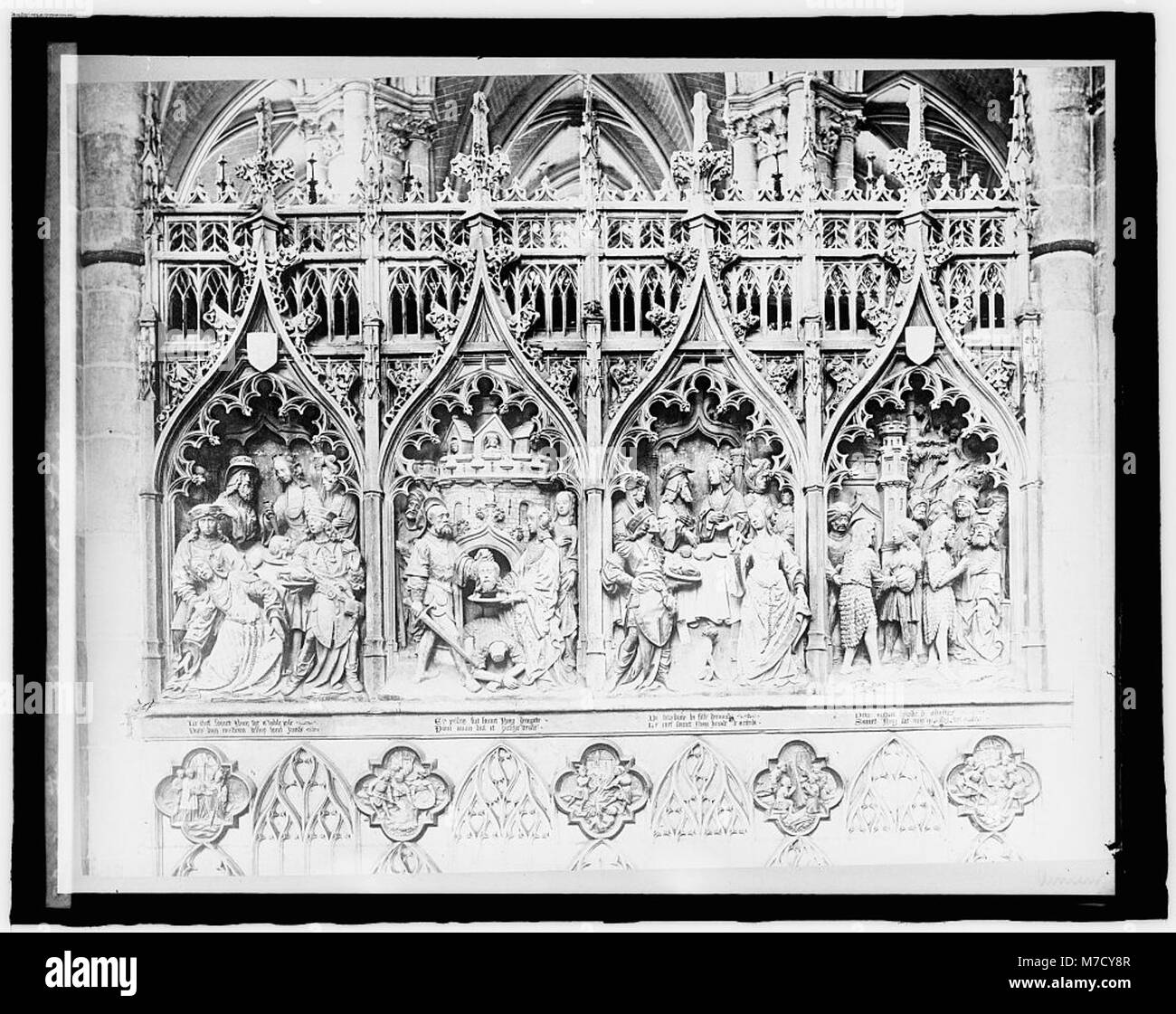 A view of the Amiens Cathedral in France, showcasing its gothic ...
