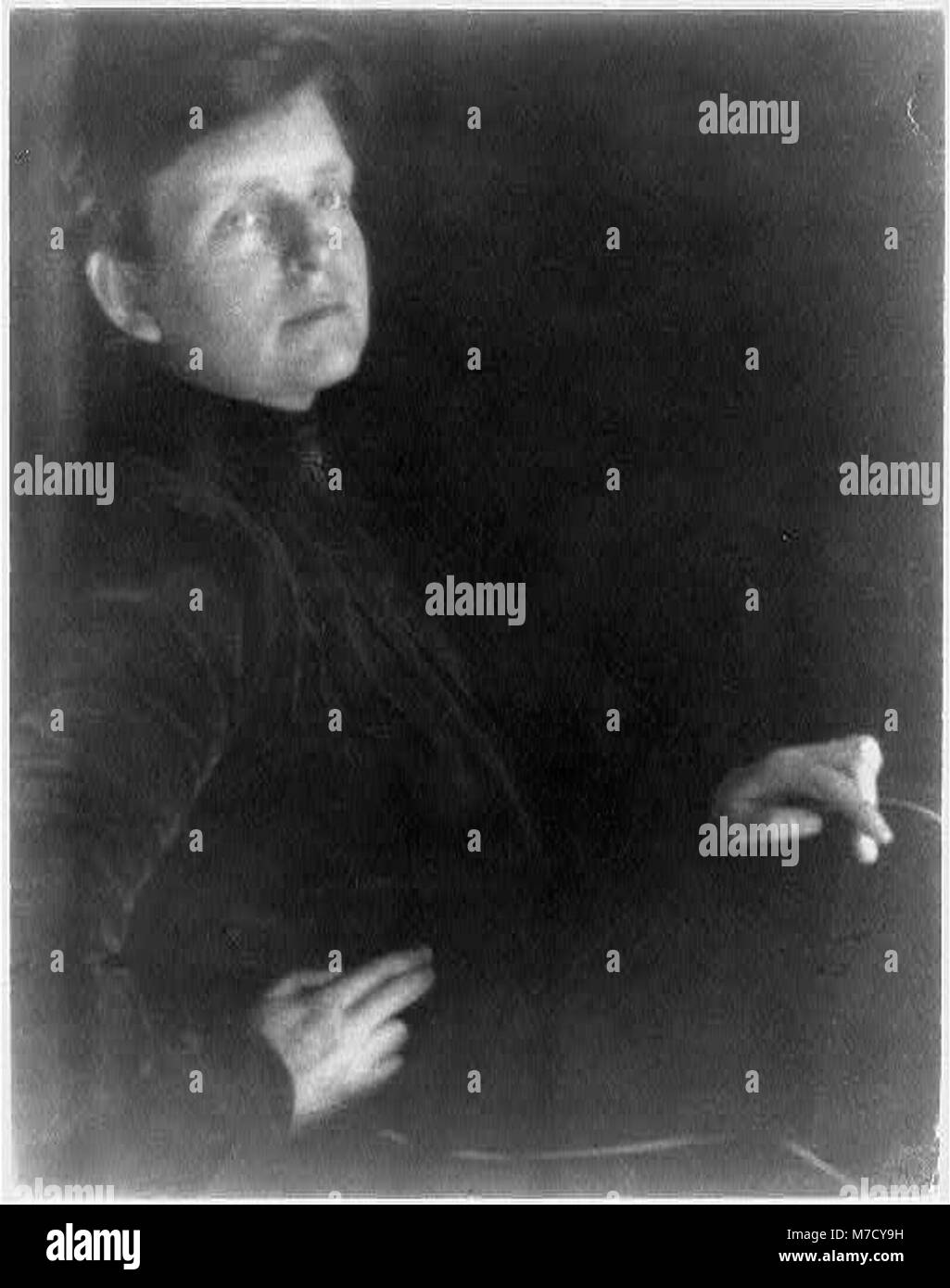 A half-length portrait of Frances Benjamin Johnston, a pioneering ...