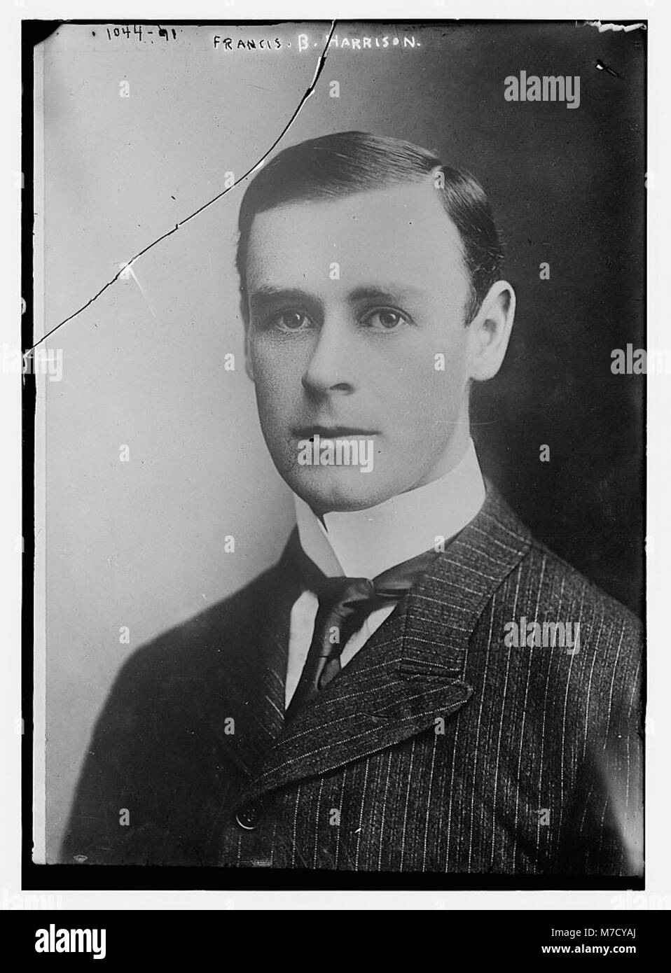 A portrait of Francis B. Harrison, an American politician and former U ...