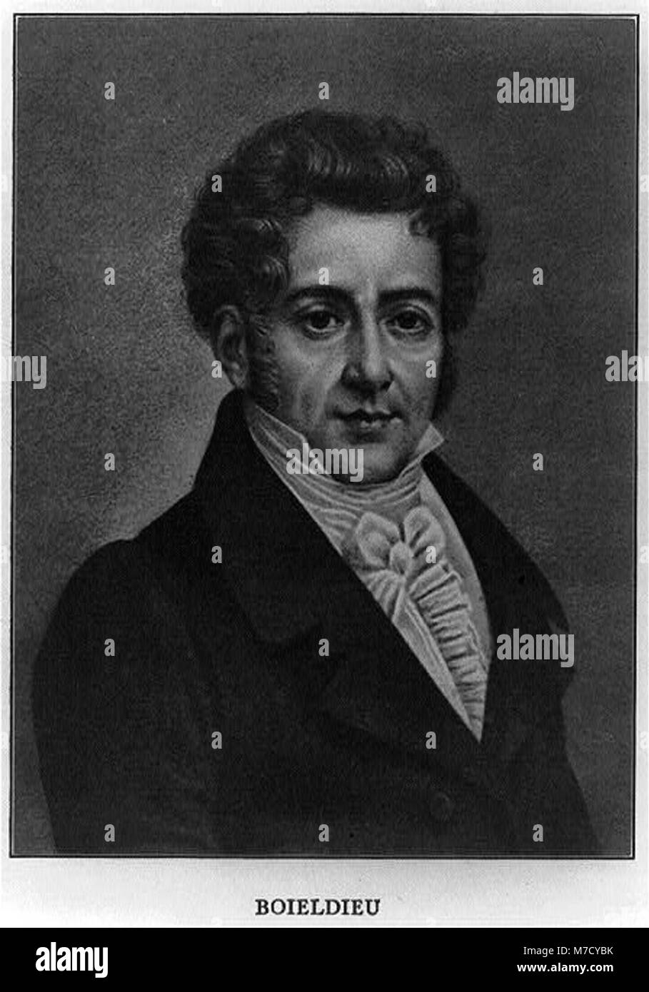 A portrait of Francois A. Boildieu, likely depicting the French ...