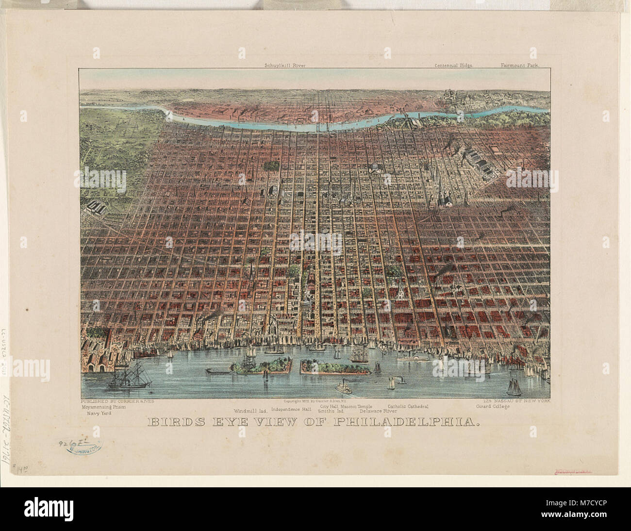 Birds eye view of philadelphia hi-res stock photography and images - Alamy